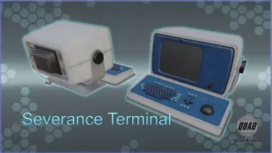 Severance Computer Terminal At Fallout 4 Nexus Mods And Community