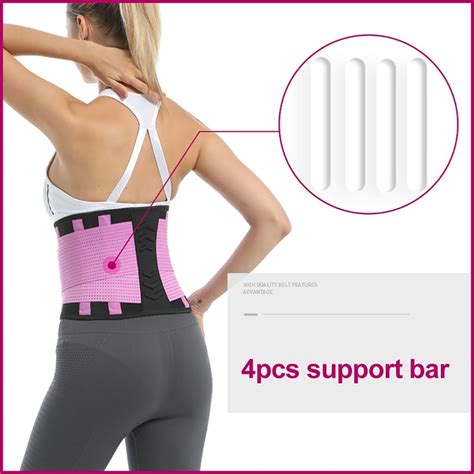 Фитнес коремен колан регулируем за отслабване оформяне на талията облекчаване на болката при