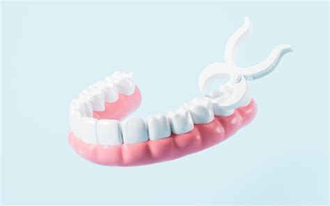 Premium Photo Human Tooth Model Tooth Extraction 3d Rendering