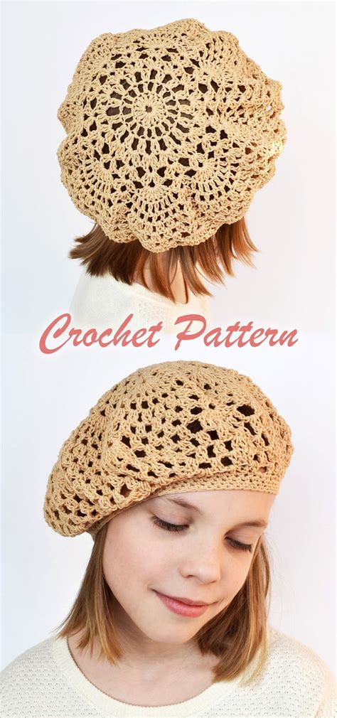 French Beret Crochet Pattern Free