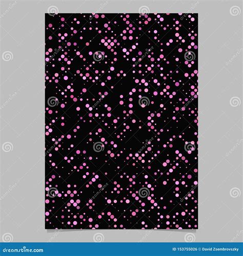 Abstract Repeating Circle Pattern Flyer Background Stock Vector Illustration Of Identity