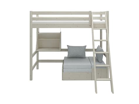 Flexa Classic Casa Hoogslaper Met Schuine Ladder 90x200 Whitewash Kopen