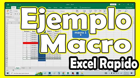 Como Usar Un Macro En Excel Dibujos Cute Para Imprimir