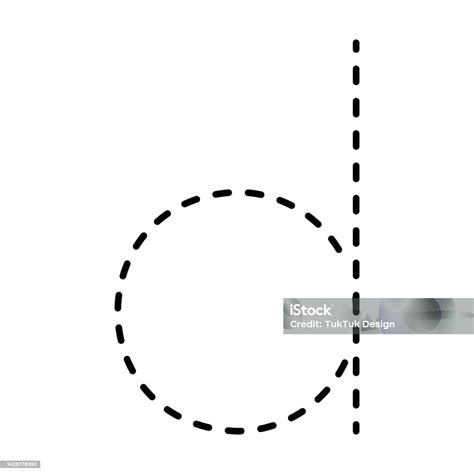 추적 알파벳 소문자 작은 글자 D 유치원 유치원 및 몬테소리 학교 어린이 필기 연습 활동을위한 점선 요소 사전 작성 0명에 대한 스톡 벡터 아트 및 기타 이미지 Istock