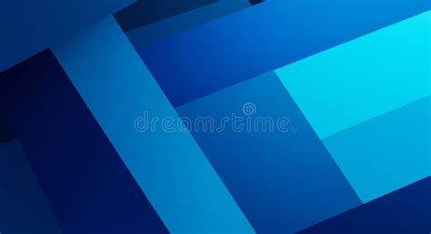 Abstract Blue Rectangular Layers Geometric Shapes Layered Design Color