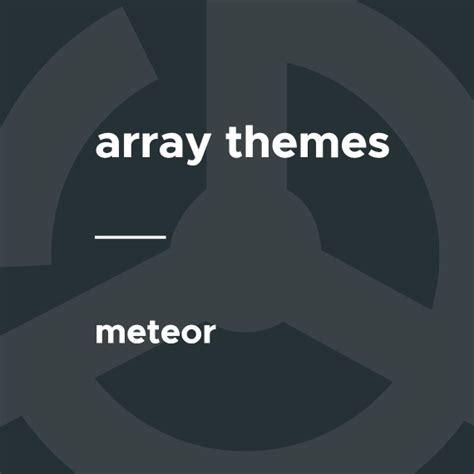 Array Themes Meteor Wordpress Theme V116 Gpl Vault