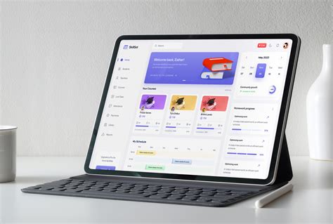 Saas Web Application Online Course Webapp Dashboard Behance