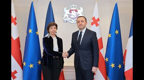 საქართველოს პრემიერ მინისტრი საფრანგეთის საგარეო საქმეთა მინისტრს