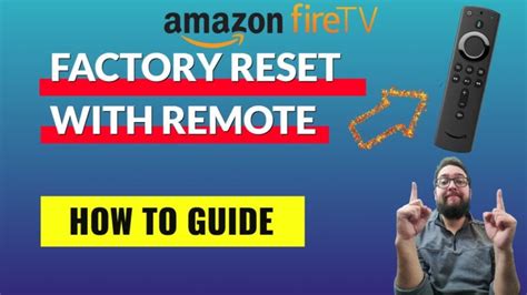 HOW TO FACTORY RESET FIRESTICK WITH JUST THE REMOTE NO SETTINGS DocSquiffy Com