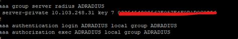 Solved Radius Not Working Cisco Community