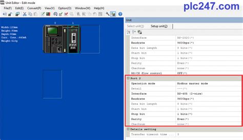 PLC Keyence Modbus RTU Omron E5CC Tutorial Plc247 Com