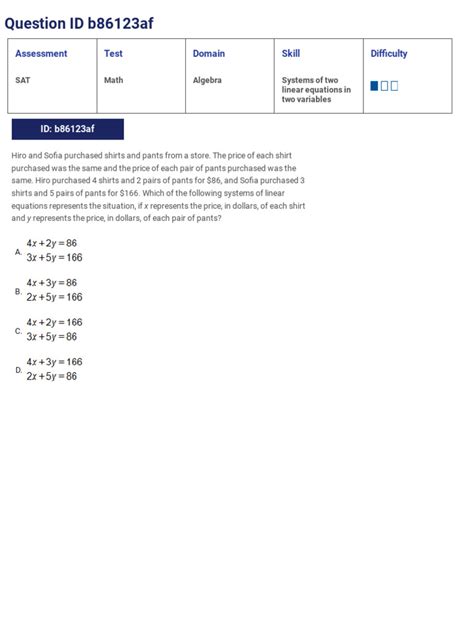 System Of Two Linear Equations In Two Variables Pdf Equations Algebra