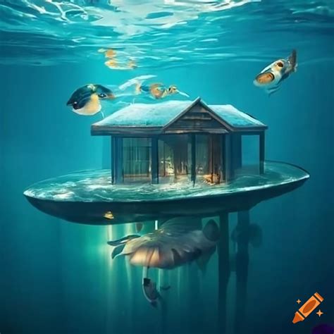 Half Underwater House