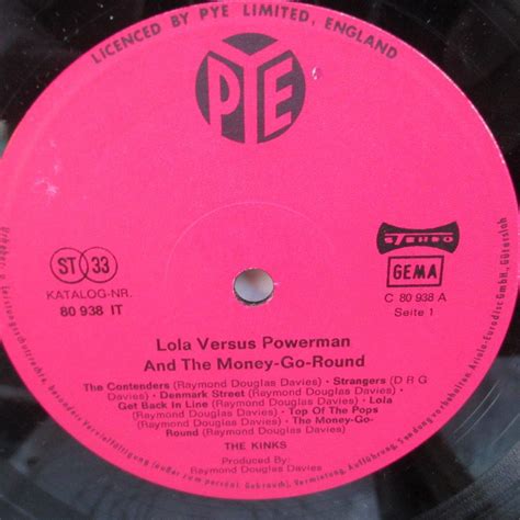 Kinks Lola Versus Powerman And The Moneygoround Part One Hifi