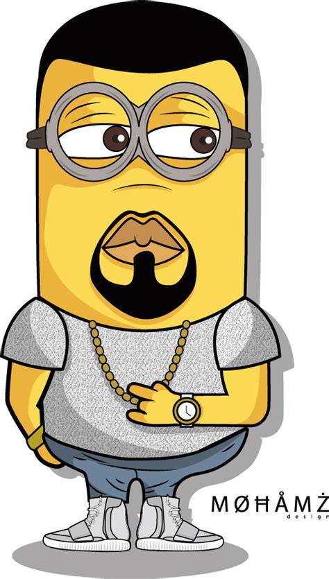 Download Kanye West Hip Hop Minion Png Image With No Background