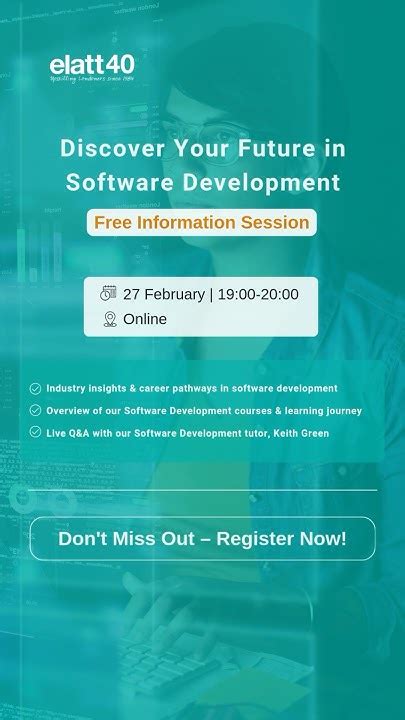 📢 free software development info session codingjourney learncoding