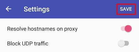 Setting Up A Proxy In The Proxifier App On Android