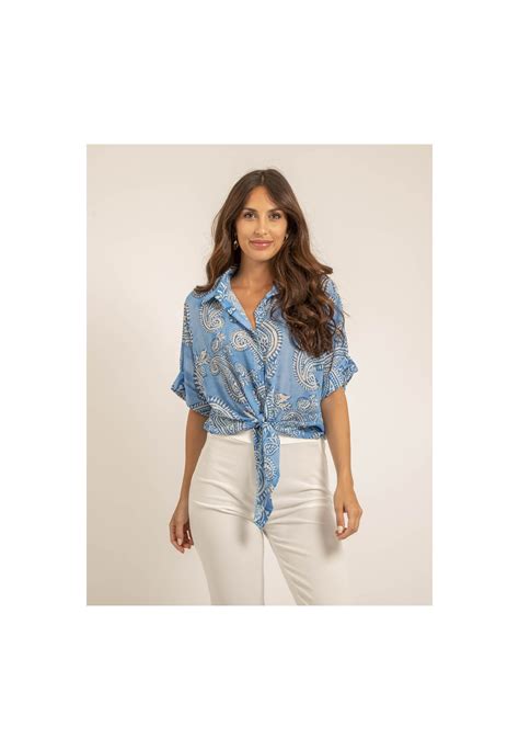 Chemise Manches Courtes Motifs Opilina