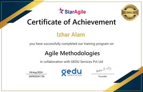 Izhar Alam On Linkedin 🎉 Excited To Share That I Have Completed Agile