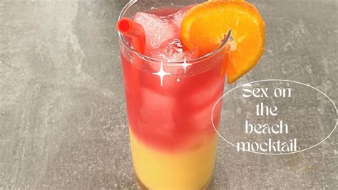 Sex On The Beach Mocktail Recipe Youtube