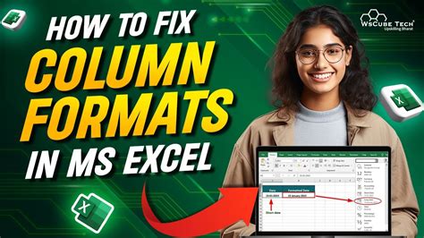 Fixing Column Formats In Ms Excel Ms Excel Full Course For Beginners To Advanced 2024 Edition