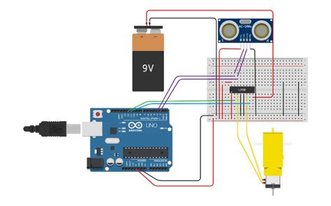 Circuit Design Hobby Gearmotor Tinkercad