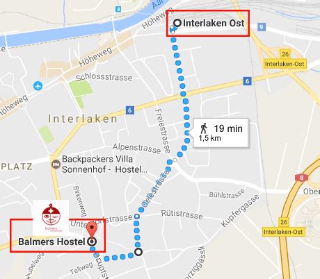 How To Get To Balmers From Interlaken Ost Station
