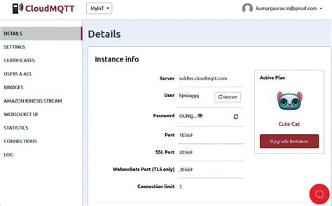 Cloud Based Implementation Of IoT Using MQTT Brokers