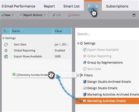 Filter Assets In An Email Report Adobe Marketo Engage