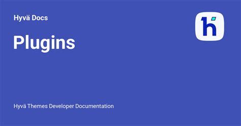 Plugins Hyvä Docs