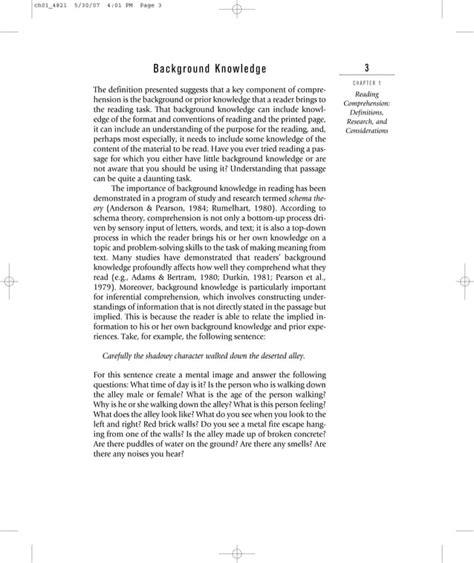 Reading Comprehension Comprehensive Reading Pdf