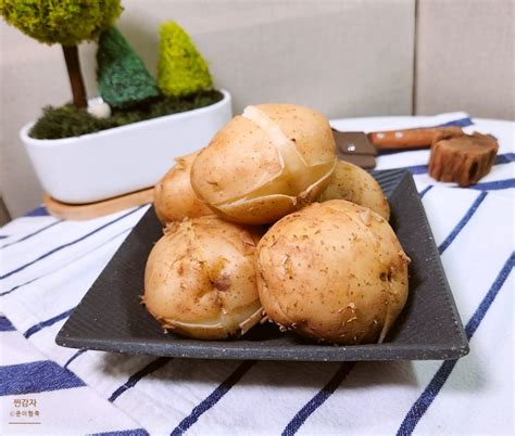 감자찌는법 찜기 찐감자 맛있게 찌기방법 시간 네이버 블로그