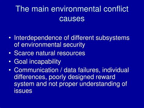 Ppt Sources Of Environmental Conflicts Powerpoint Presentation Free Download Id 217308