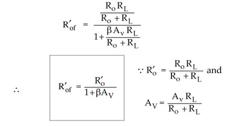 Input And Output Resistance Feedback Amplifiers