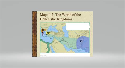 Hellenistic Kingdom Map Chapter 4 West Civ Map 2 Diagram Quizlet