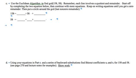 Solved I Solved C I Would Like For Someone To Solve D You Chegg Com