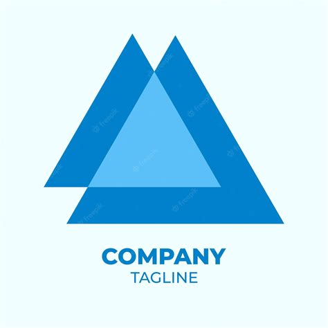 Premium Vector Triangle Shape Abstract Logo Design