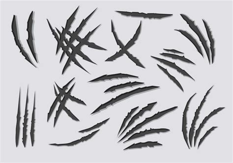 Scratch Marks Free Vector 144353 Vector Art At Vecteezy