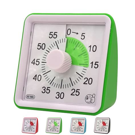 Buy Bell Bind 60 Minute Visual Timer Classroom Countdown Clock Silent