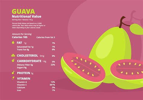 Guava Fruit Juice Nutrition Facts At Susan Wiley Blog
