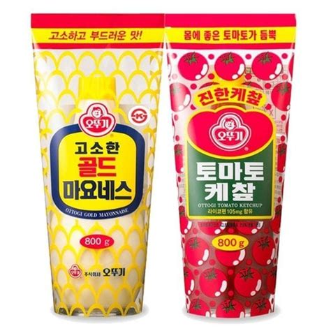 오뚜기 토마토 케찹 800g 골드 마요네즈 800g Ssgcom