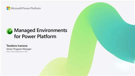 Managed Environments For Power Platform Introduction Dynamic Bites Youtube
