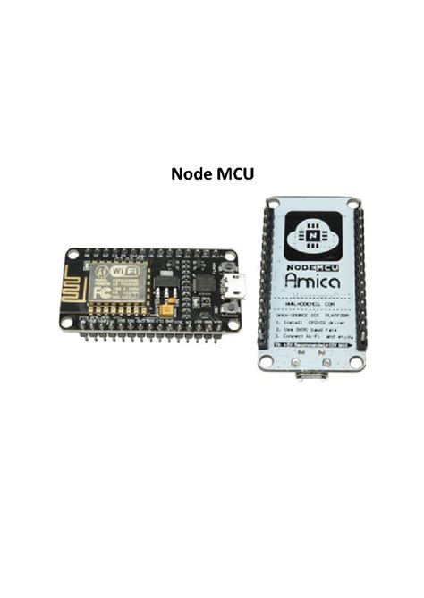 Basic Information About Node MCU Node MCU Power Pins There Are Four