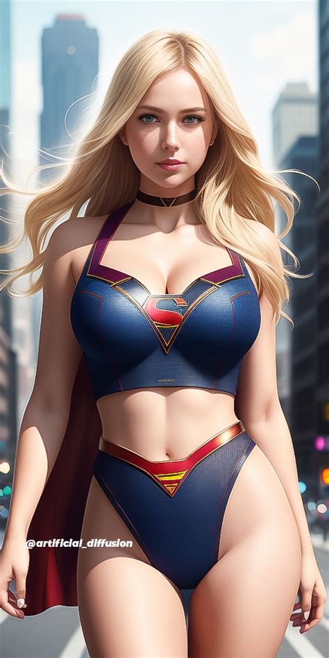 Sexy Supergirl By Artificialdiffusion On Deviantart