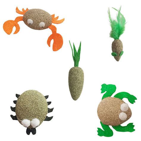 Catnip Cat Toys Cartoons Edible Catnip Ball Safety Healthy Cat Mint Cats Molar Teeth Clean Teeth