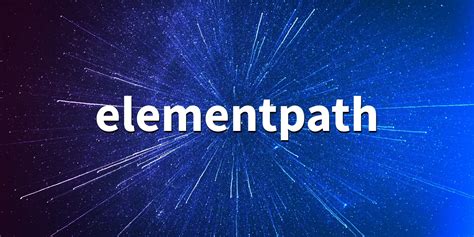 Elementpath 450 Xpath 10203031 Parsers And Selectors For