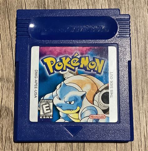 Pokemon Blue Version Nintendo Game Boy Color Original Authentic Usa Pawn