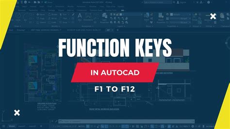 Function Keys In Autocad Autocad Tutorial Youtube Function Keys In Autocad Autocad Tutorial Youtube