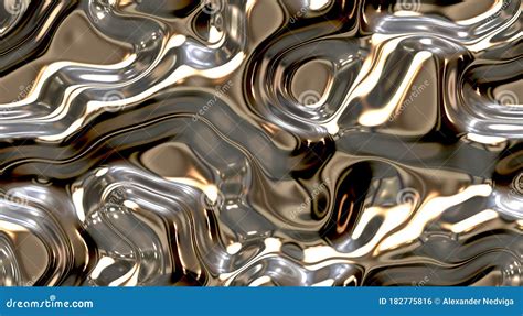 Chrome Liquid Metal Stock Illustration Illustration Of Bumpy 182775816