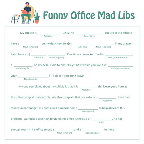 Printable Mad Libs For Office Meeting Funny Mad Libs Mad Libs Game What Is Mad Memory Games